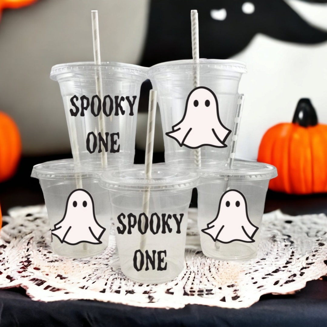Spooky One Themed Party Cups With Lids and Straws - Etsy