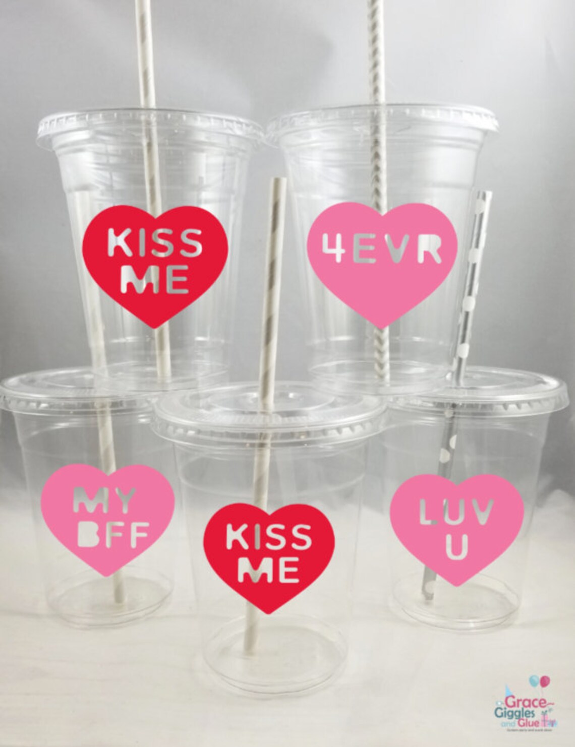 Valentines Day Themed Party Cups Valentine Party Favor Cups - Etsy