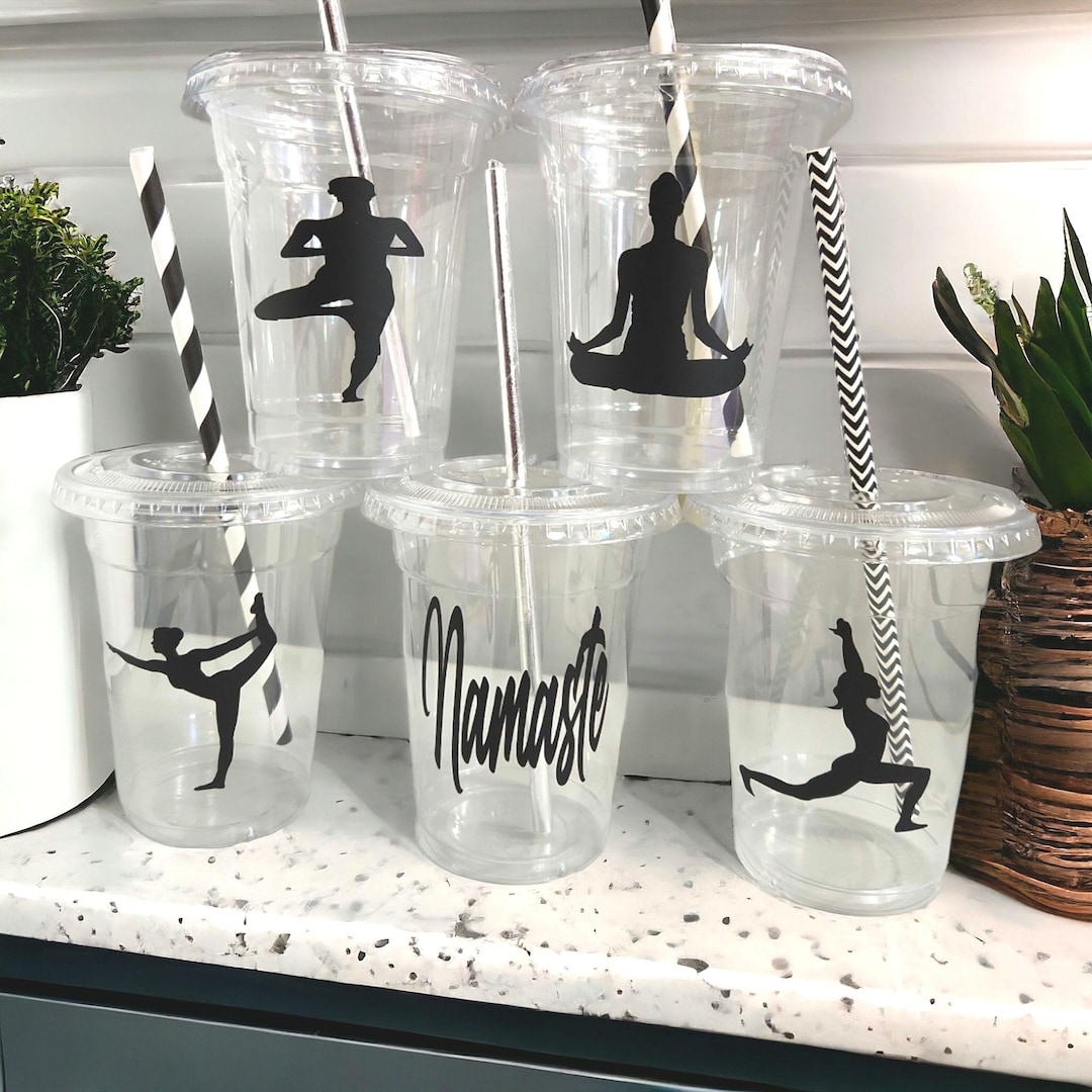 Yoga Themed Party Cups - Etsy