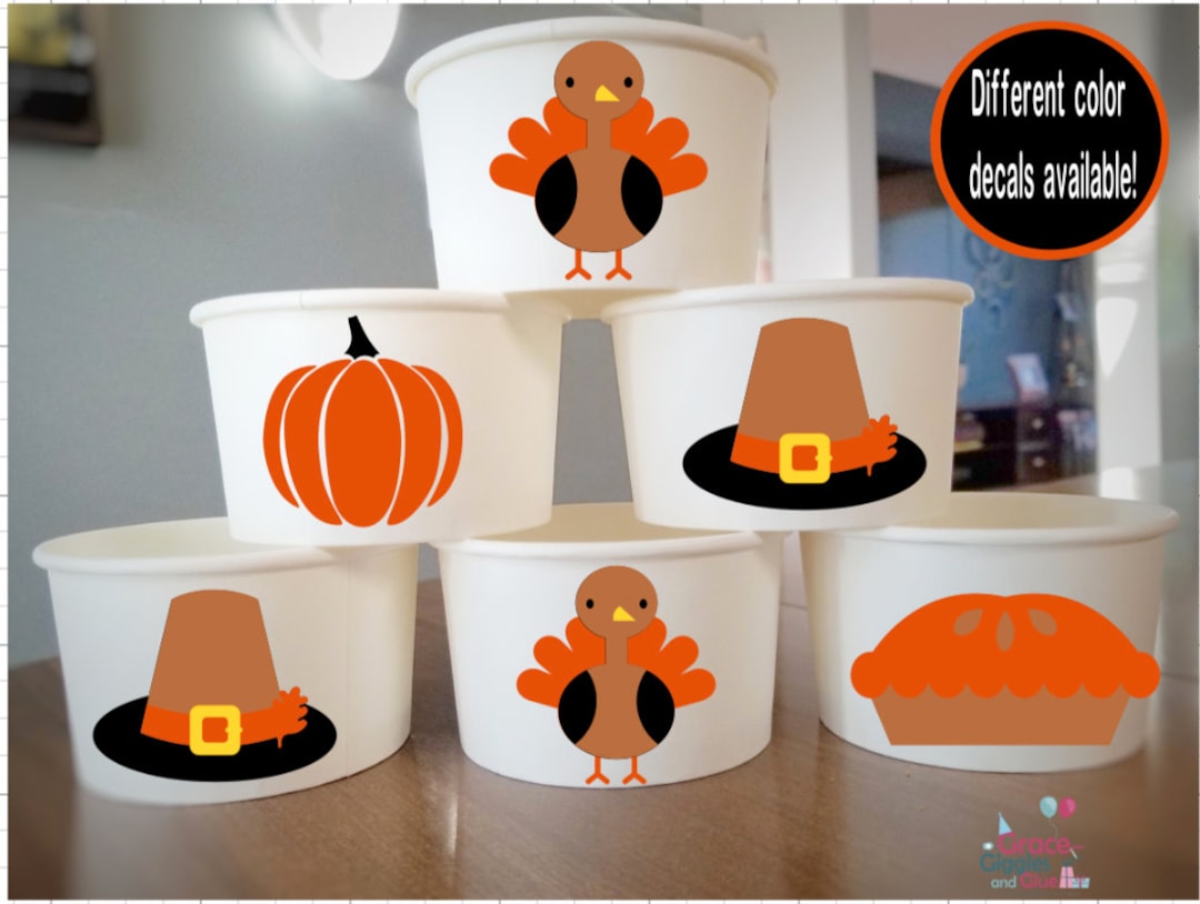 Thanksgiving/little Turkey Party Snack Cups - Etsy
