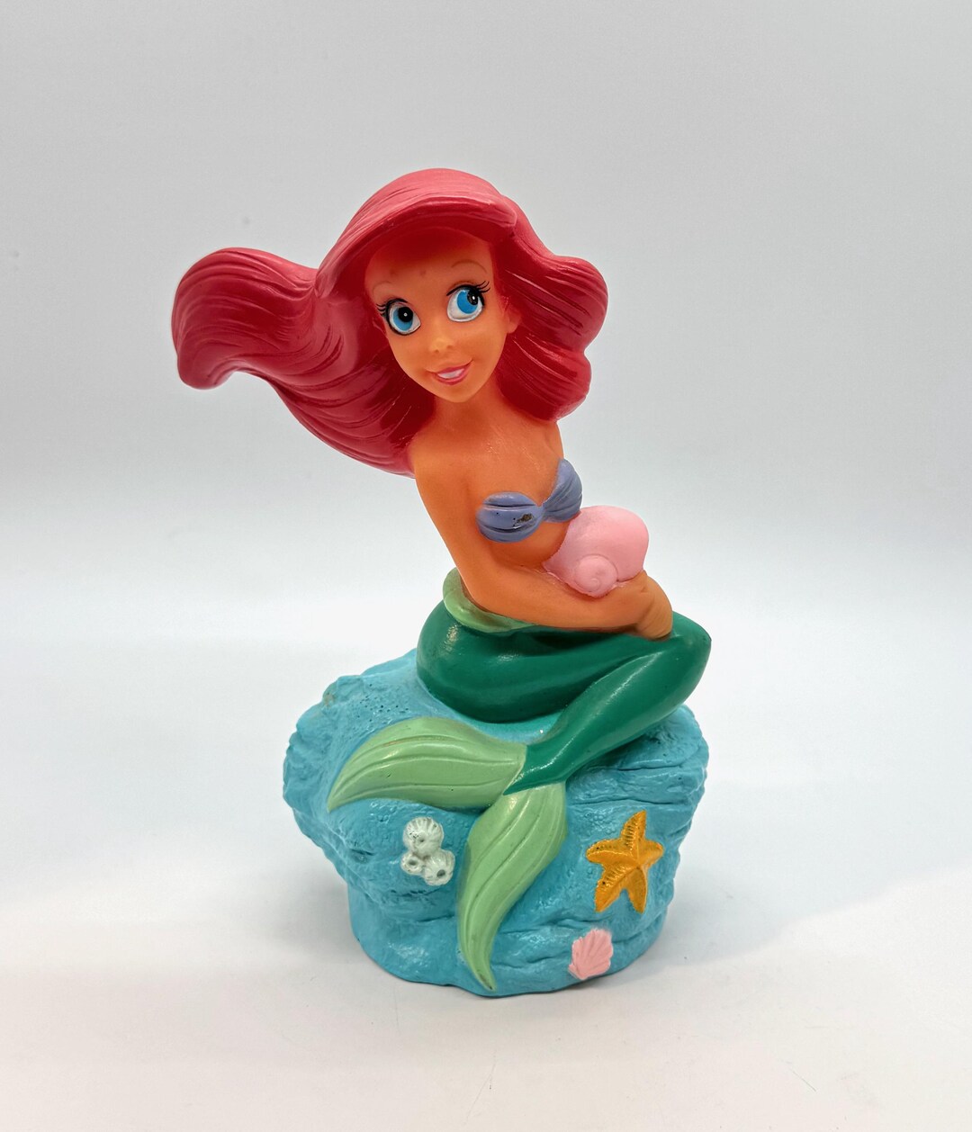 Ariel Bank the Little Mermaid - Rubber Plastic Coin Bank – Mermaid Gift ...