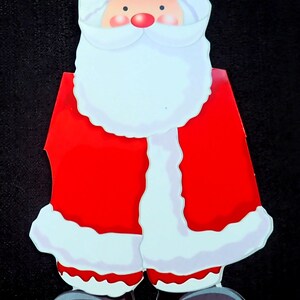 Santa Claus Gift Card Holder Santa Holds Gift Card Behind His Back ...