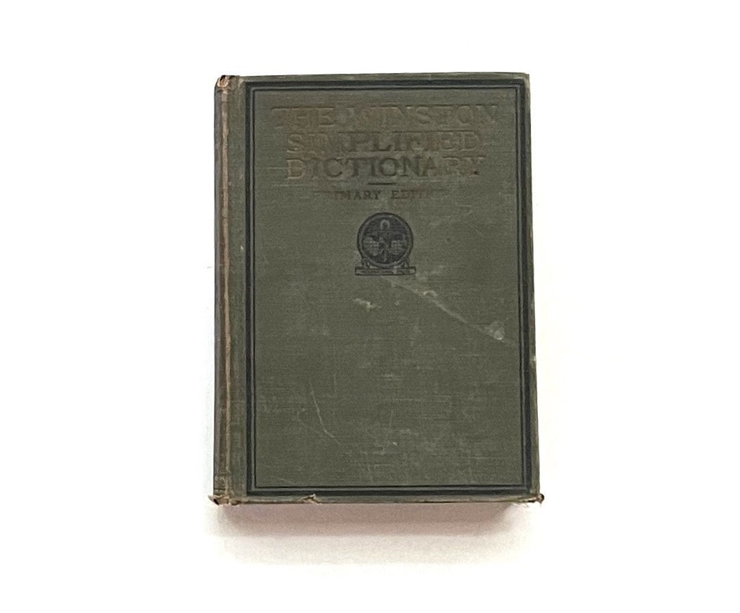 1929 Winston Simplified Dictionary: Primary Edition, Illustrated - Etsy