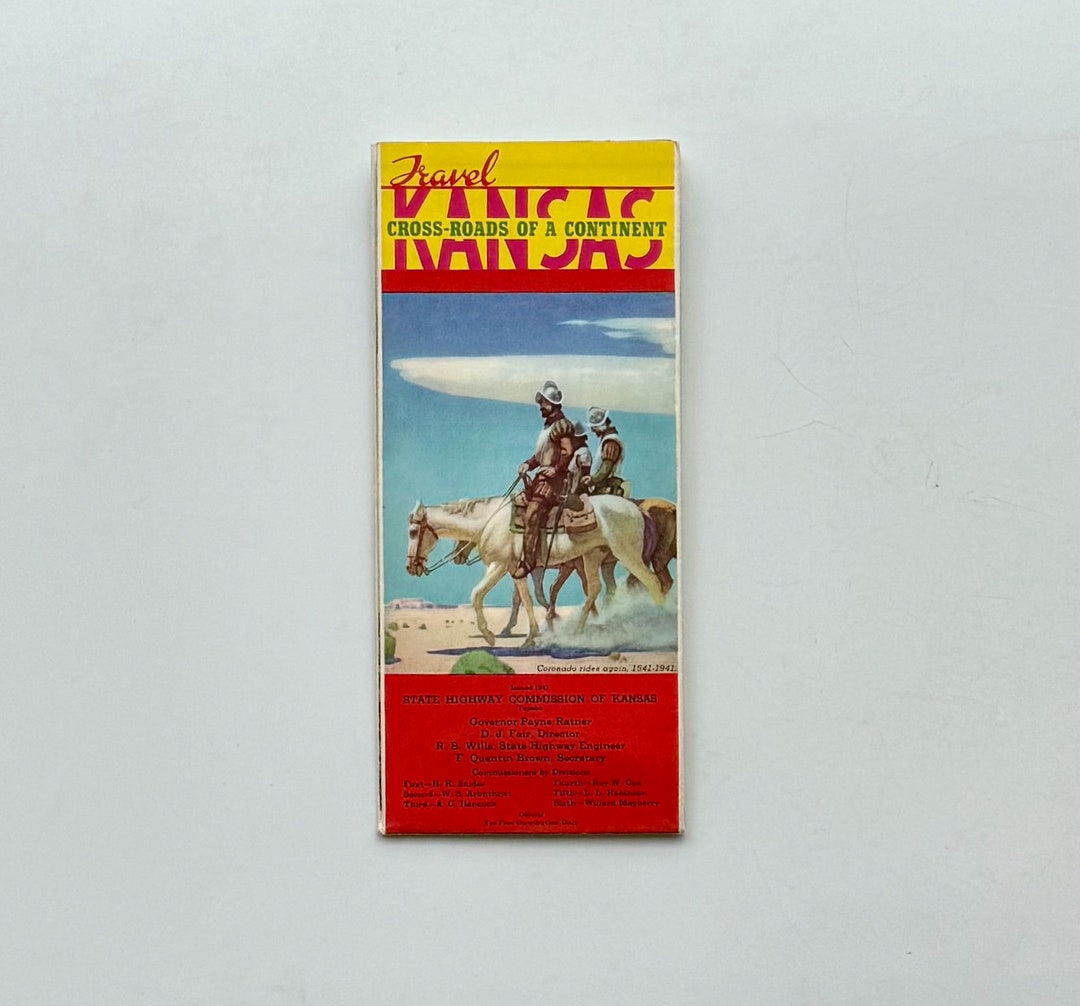 Travel Kansas - Cross-roads of a Continent - Highway Guide - Traveler’s ...