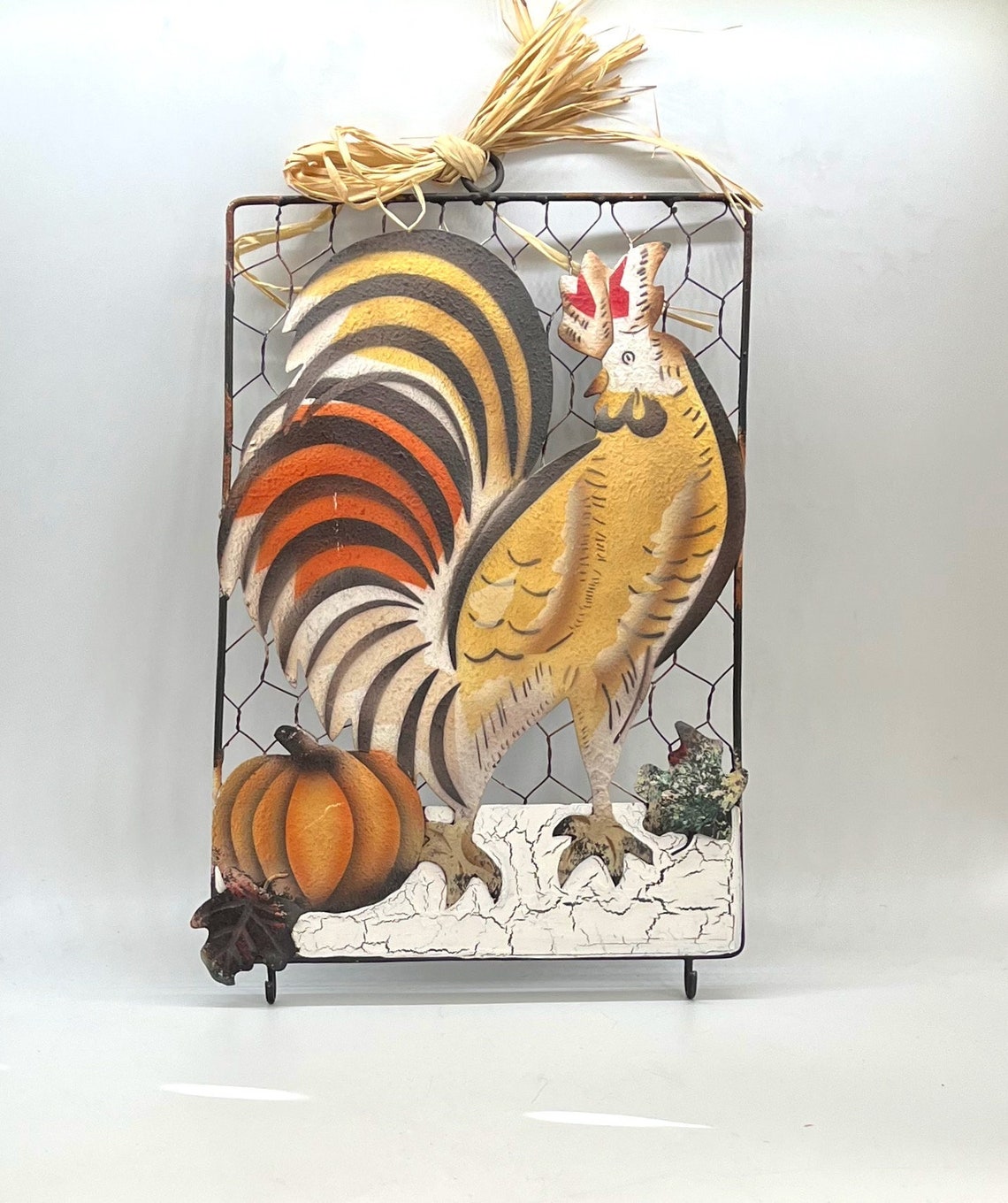 Rooster Wall Plaque Chicken Kitchen Picture Wall Ornament - Etsy