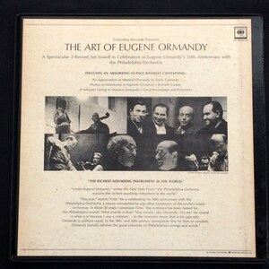 The Art of Eugene Ormandy, Celebrating His 30th Anniversary With the ...