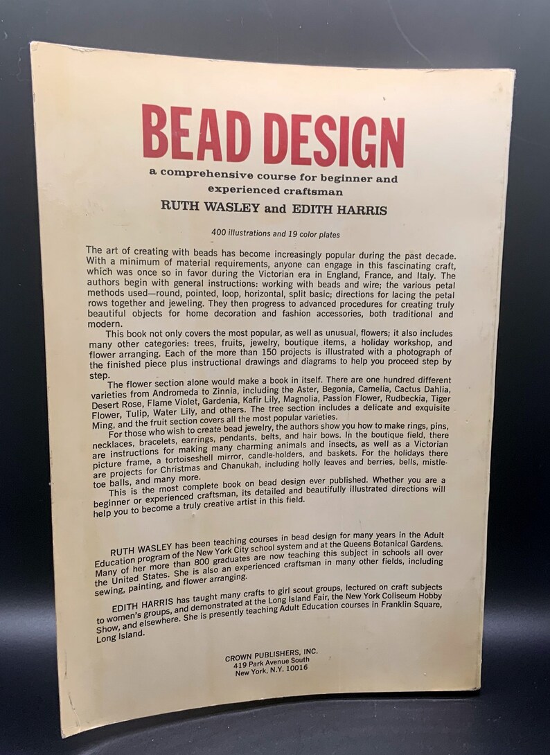 Bead Design: A Comprehensive Course for Beginner and - Etsy