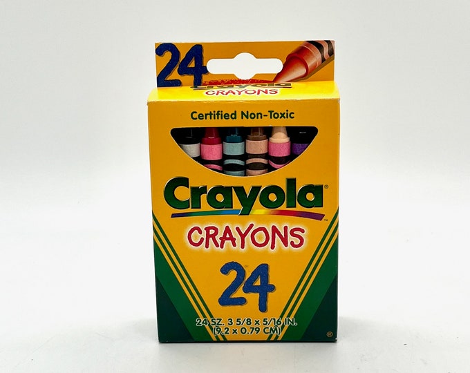 Authentic Crayola Crayons - 24 Crayons Box - Standard 3 5/8-inch X 5/16 ...
