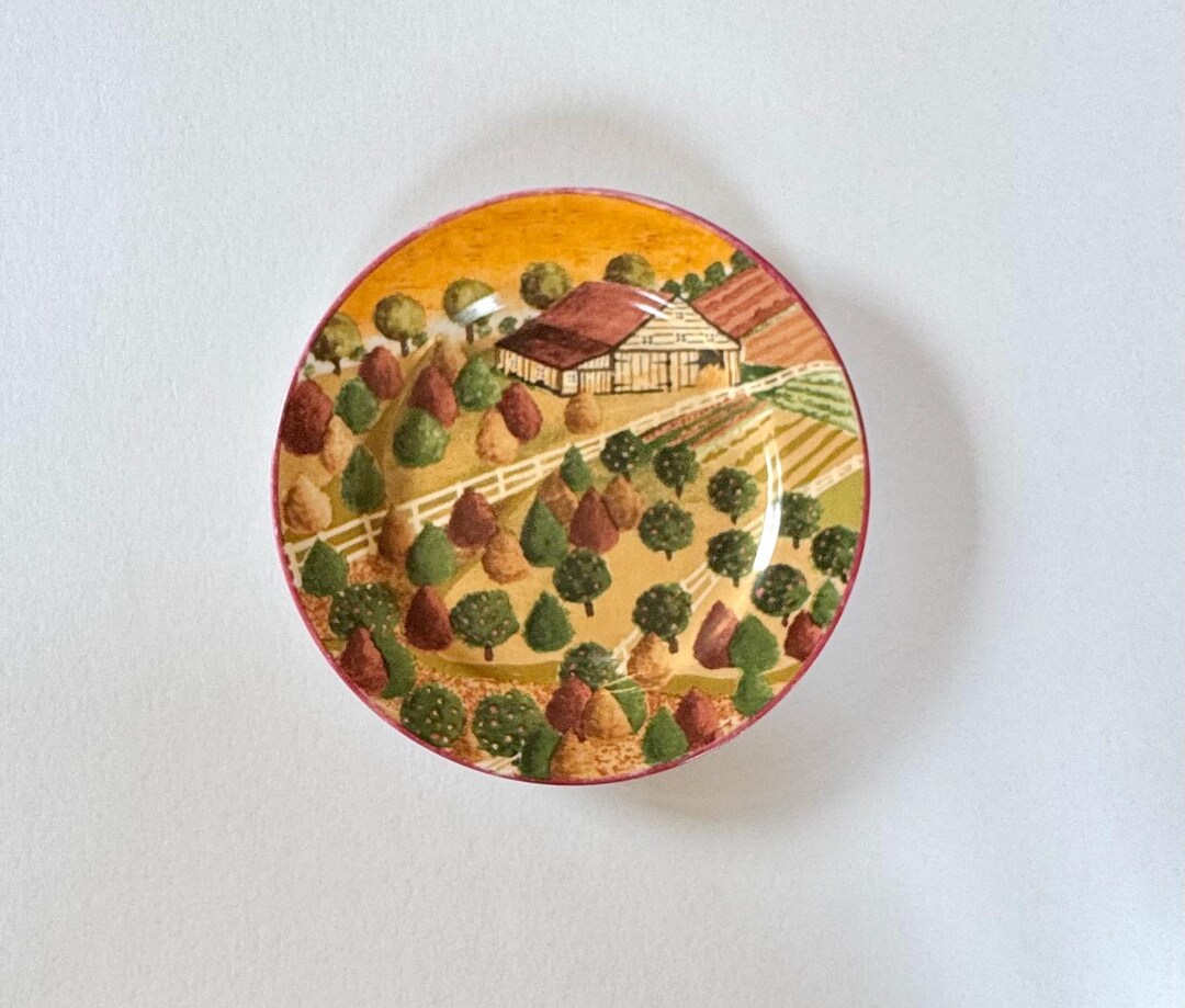 Block Indonesia Country Village Plate – Stoneware - Hillside Orchard ...