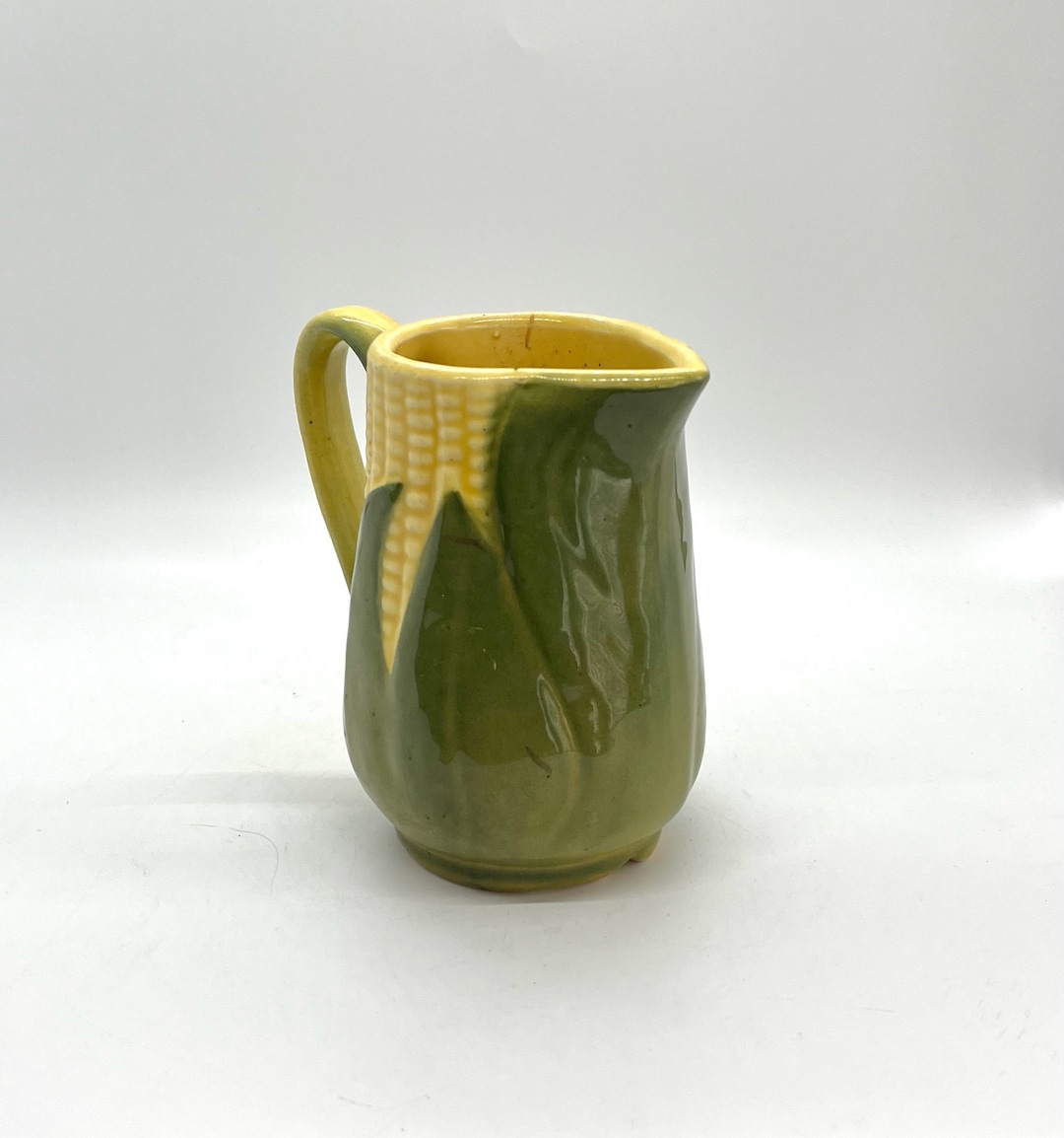 Shawnee Art Pottery Corn Cob Small Pitcher/creamer – Ceramic - Vintage ...