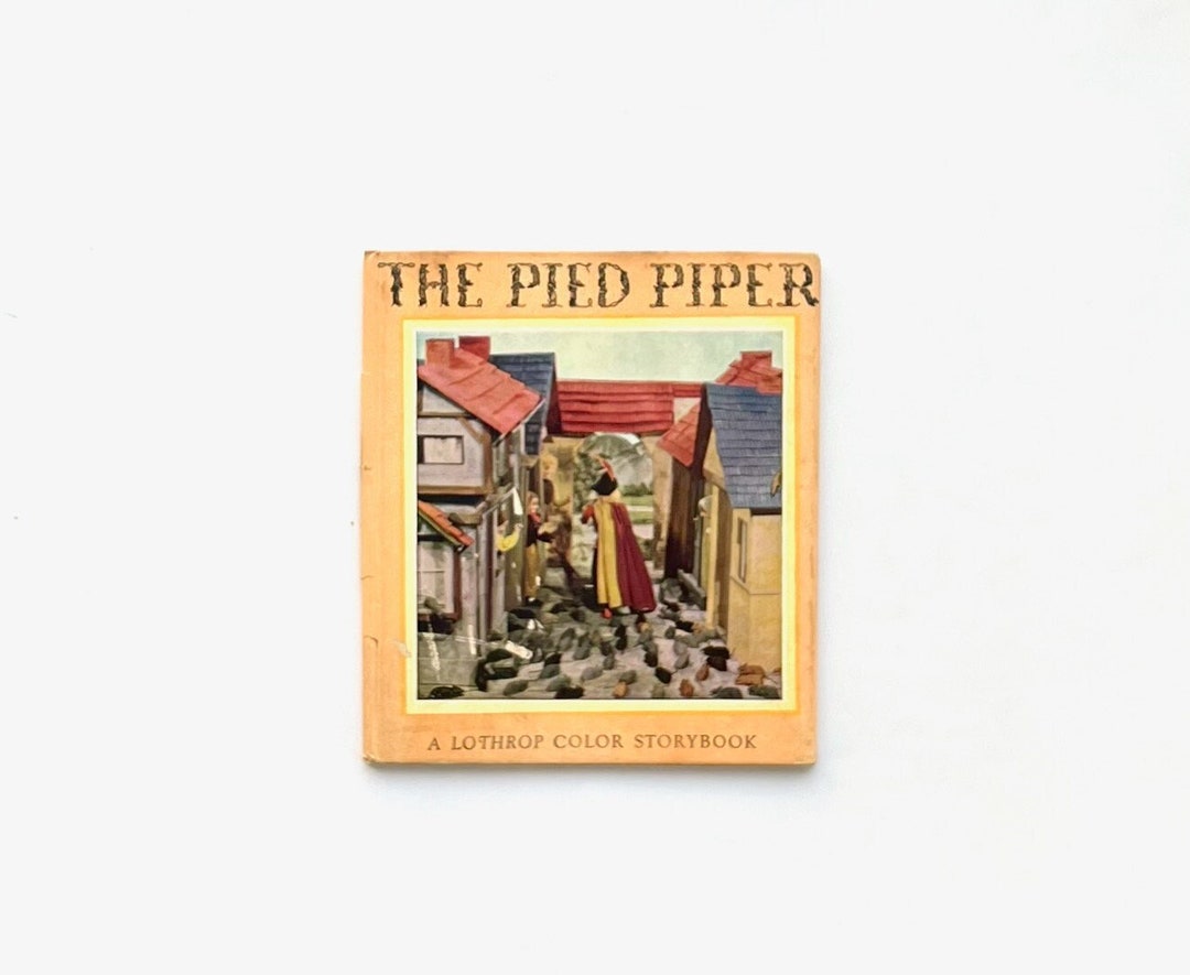 Vintage 1945 Pied Piper Color Storybook: Amalia Serkin Illustrations - Etsy