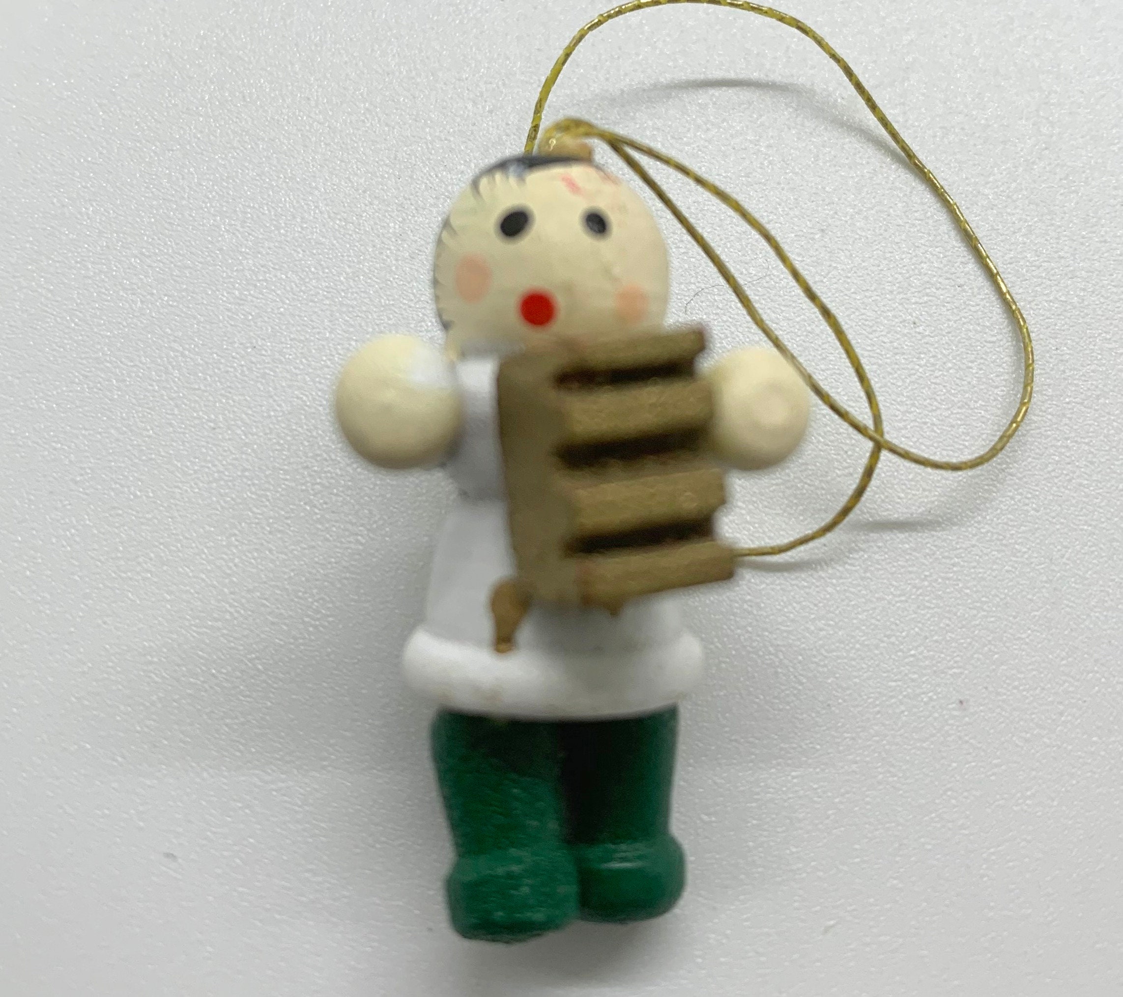 Miniature Wood Angels Figures Set of 4 Arts and Crafts - Etsy