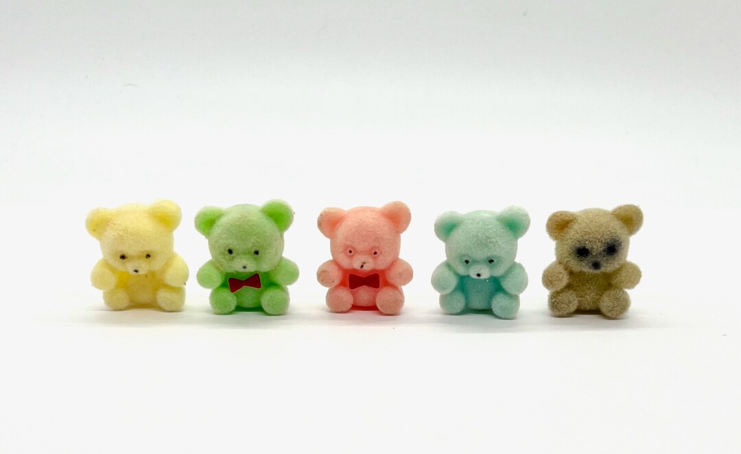 Miniature Teddy Bears – Set of 5 Colorful & Distinctive Bears - Unique ...