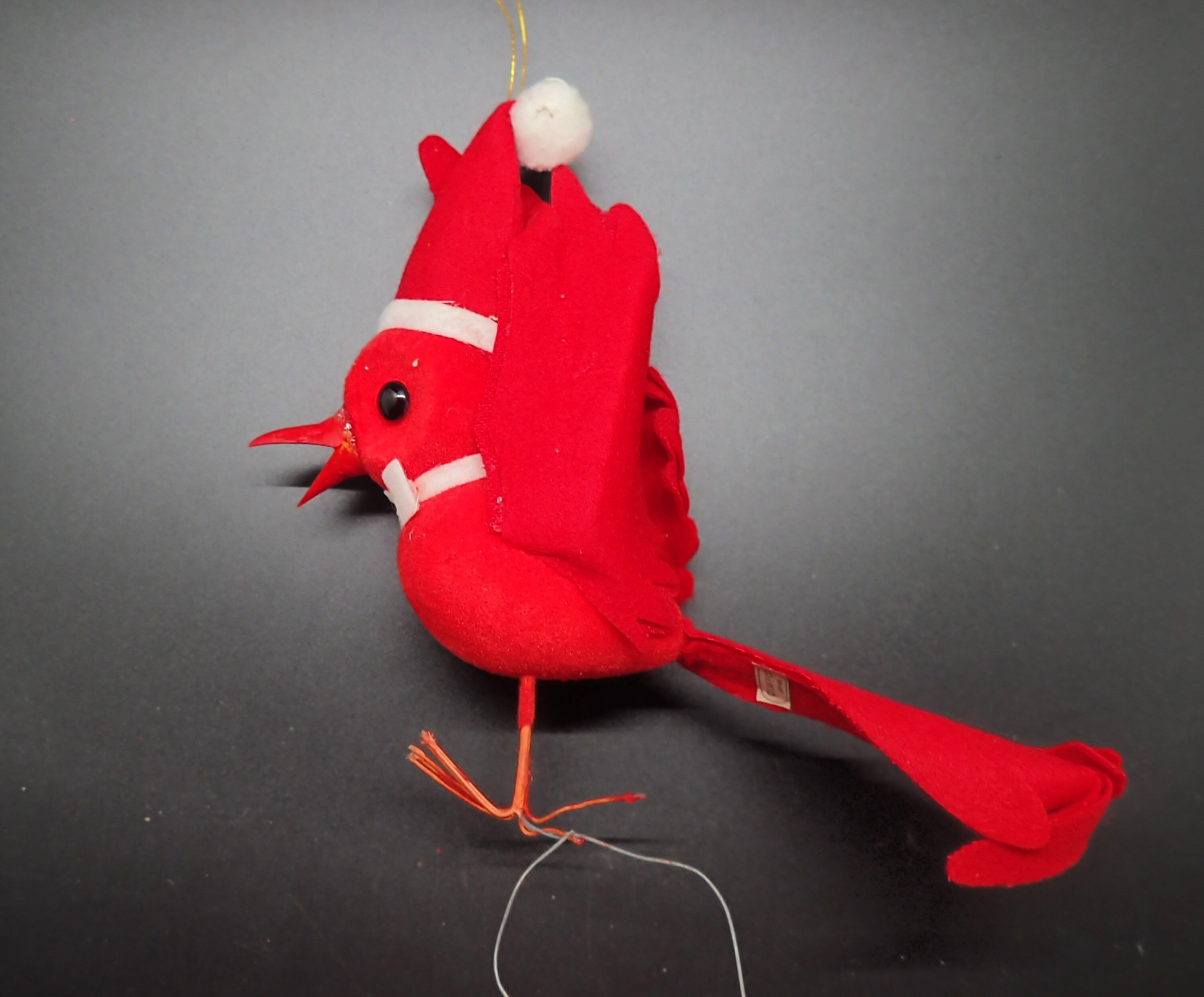 Red Bird Christmas Ornament - Holiday Decor - Christmas Tree Decoration ...