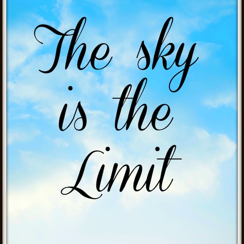 The Sky is the Limit - Etsy