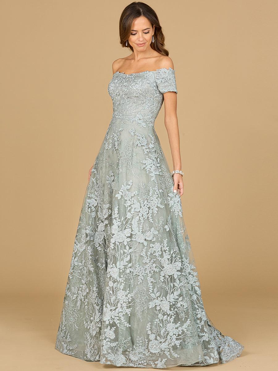 Off Shoulder A-line Gown - Etsy