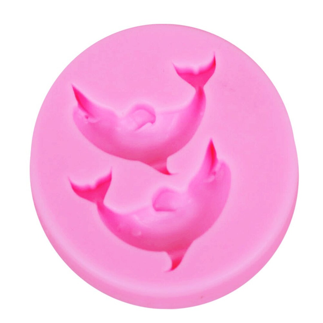 Dolphin Silicone Mold Marine Animals Sea Fondant Mold Gumpaste ...