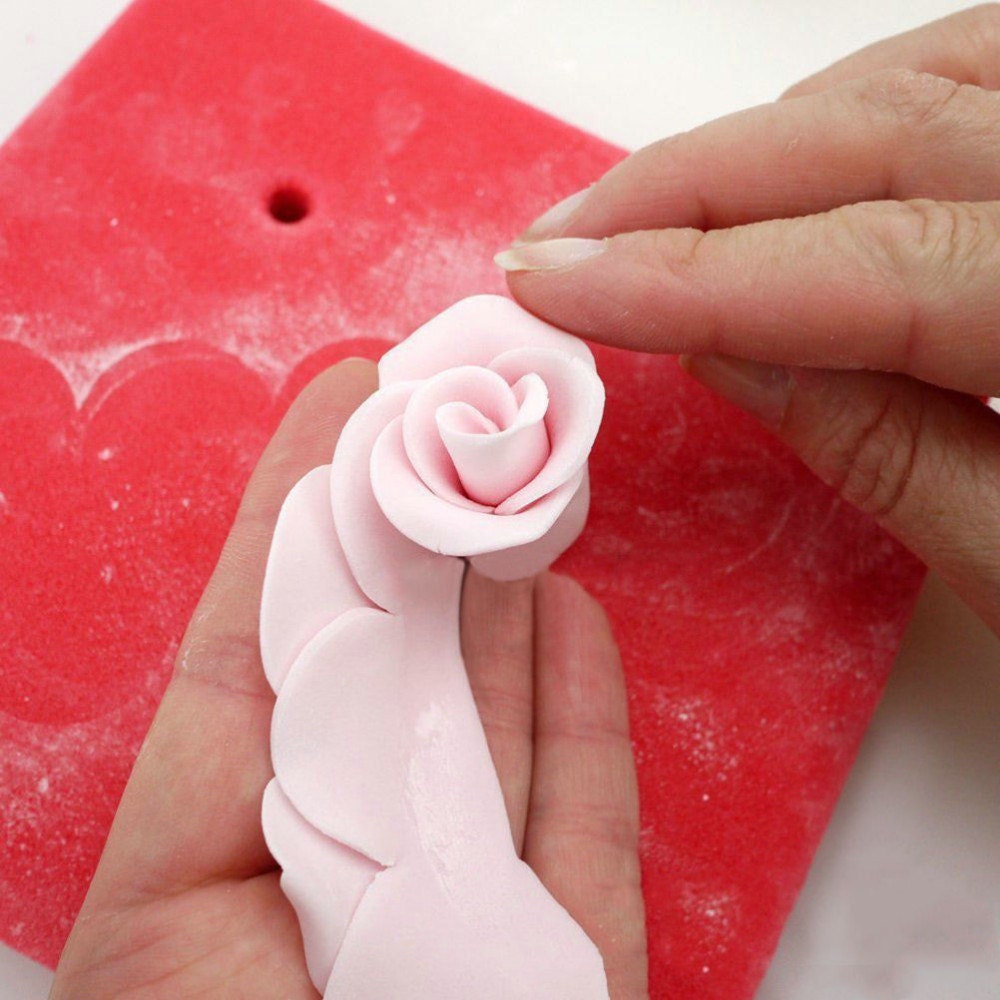3 Size/set Roses Cutter Fondant Cake Decorating Tools Sugar Craft ...