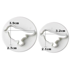Bird Shape Plastic Cutter Cake Sugar Craft Rolled Fondant Cutter Gum ...