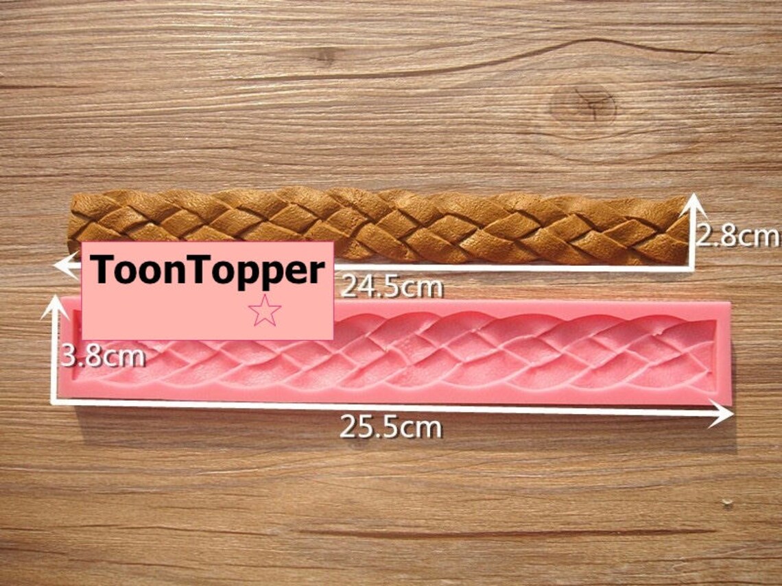 Bamboo Basket Rattan Braided Fabric Border Silicon Mold - Etsy