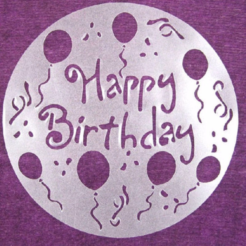 Round Pattern Stencil Cake 4 Pcs Cookie Chocolate Cream Sugar - Etsy