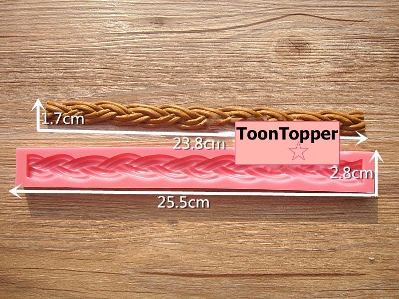 Bamboo Basket Rattan Braided Fabric Border Silicon Mold - Etsy