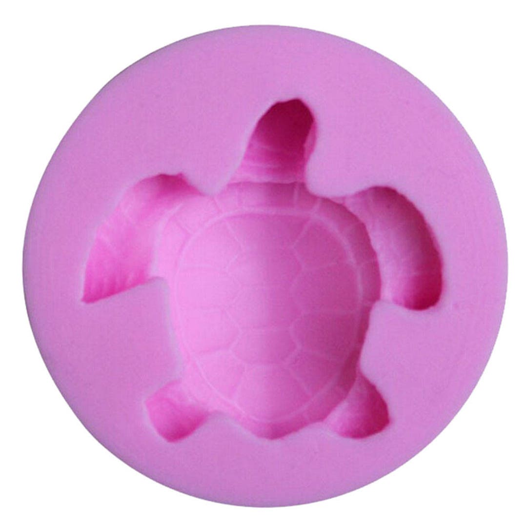Mini Cute 3D Silicone Fondant Mold Sea Turtle Cupcake Chocolate Soap ...
