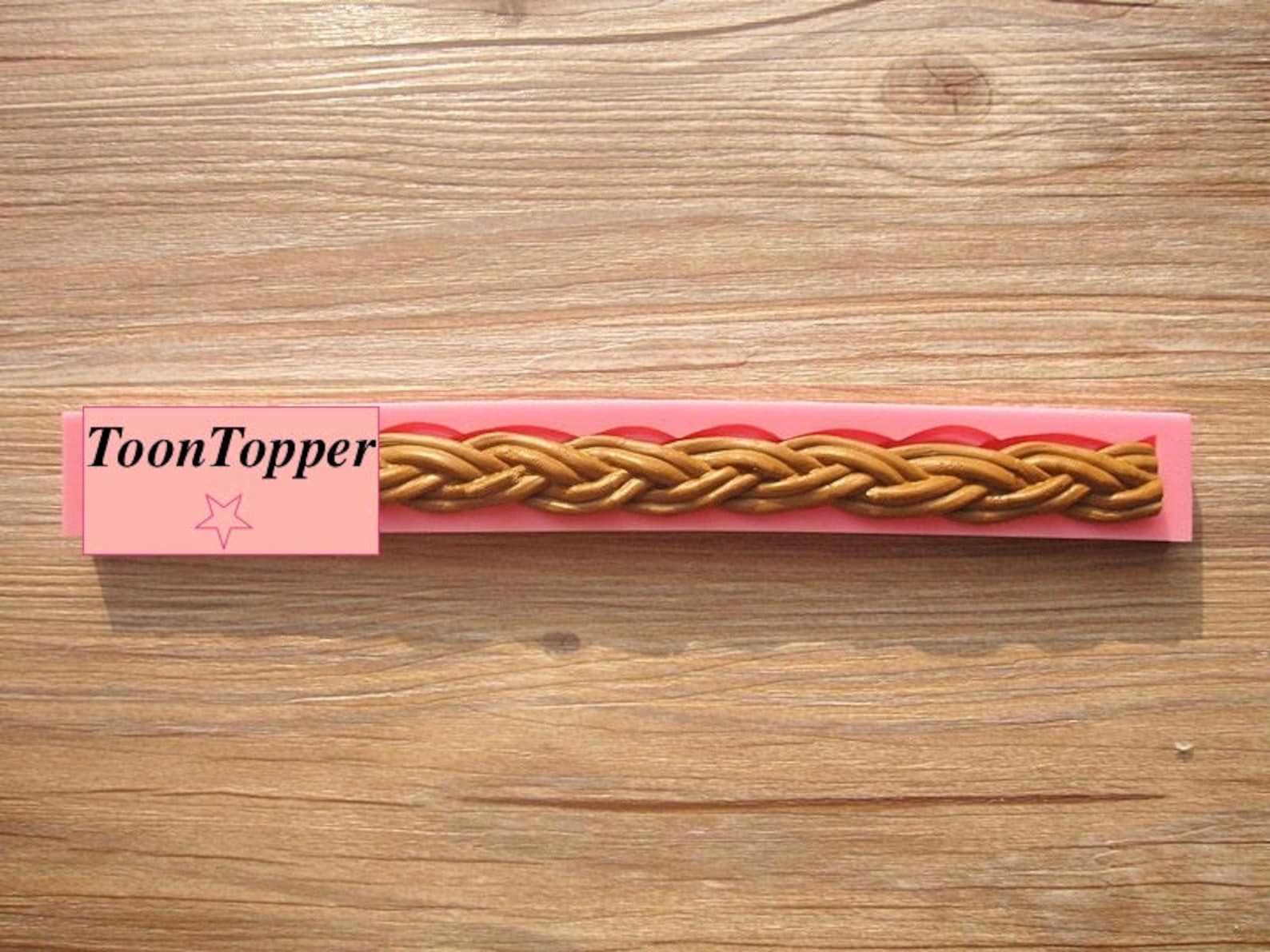 Bamboo Basket Rattan Braided Fabric Border Silicon Mold - Etsy