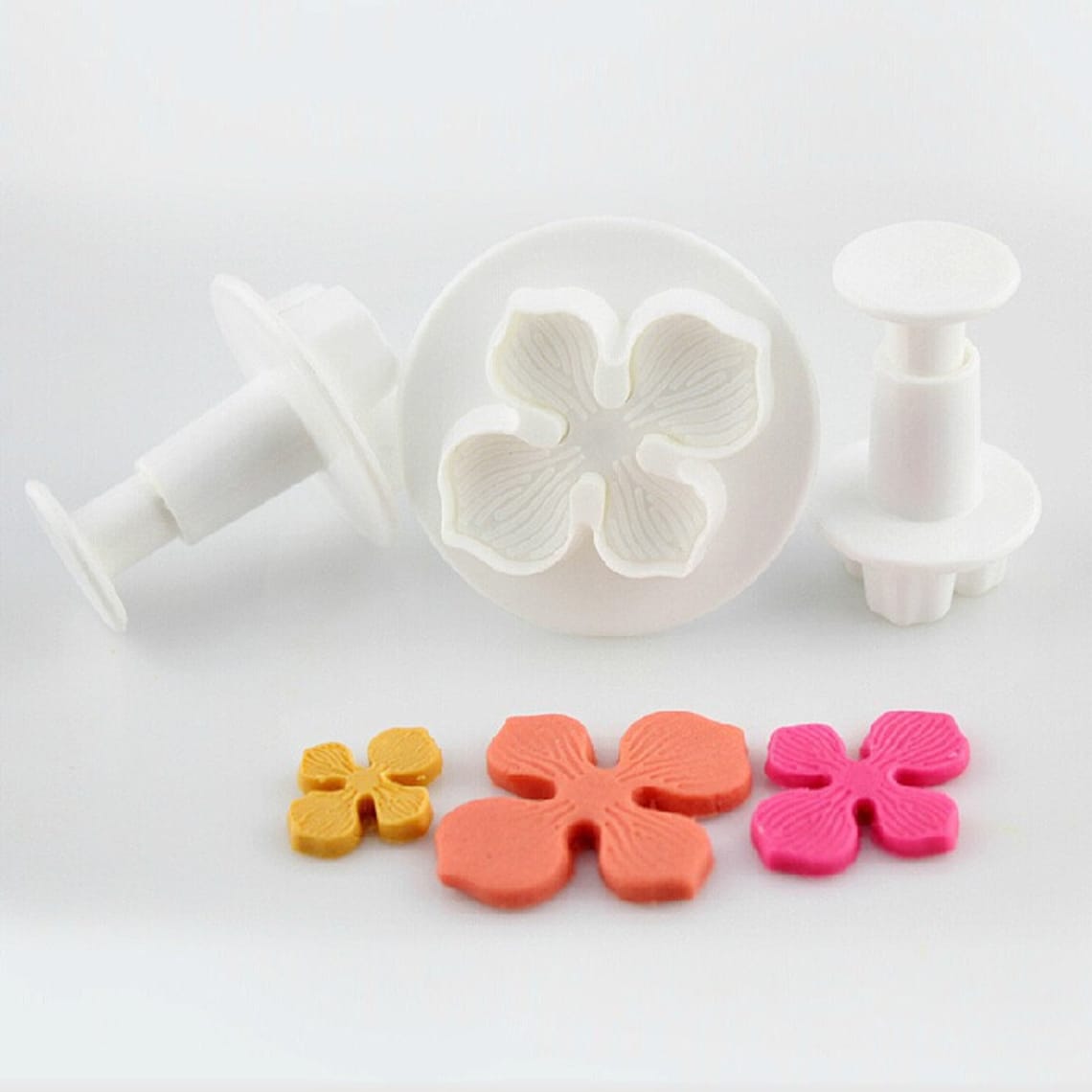 3pcs Hydrangea Plunger Cutter Flower Mold Fondantcake - Etsy
