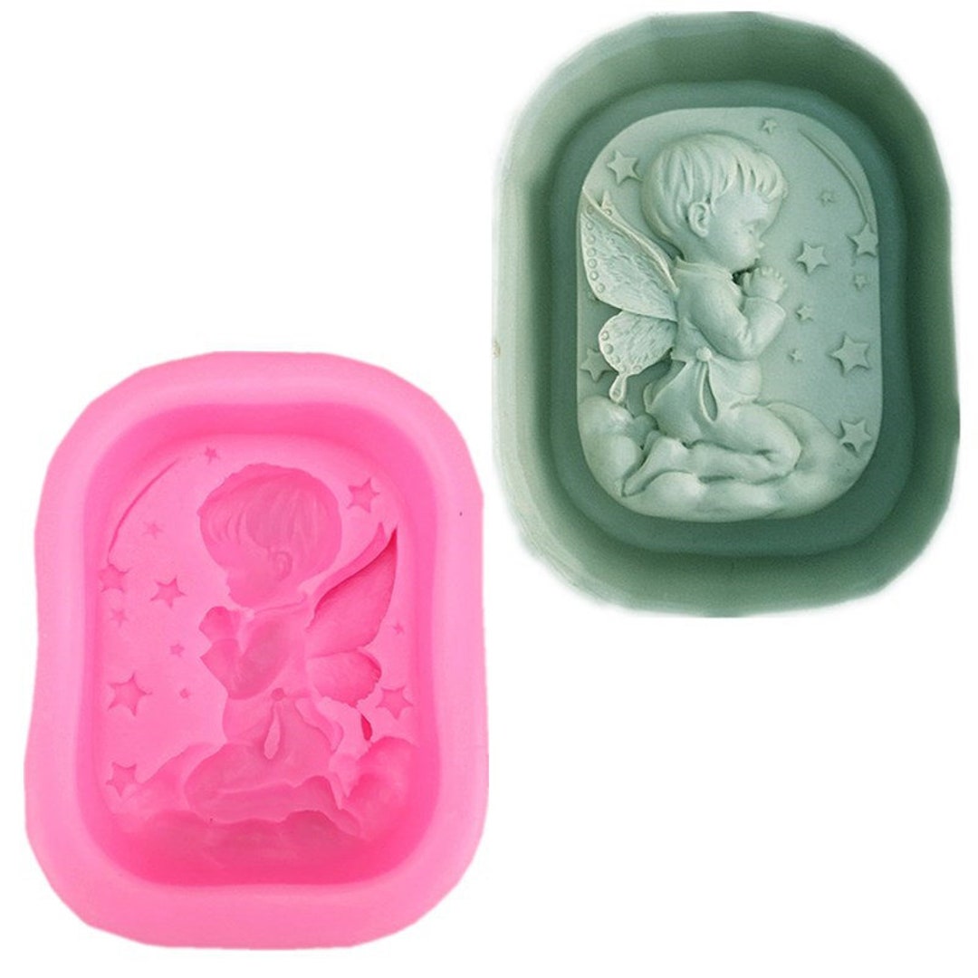 Pretty Boy Angel Craft Art Silicone Mold Fondant Chocolate Moulds Craft ...