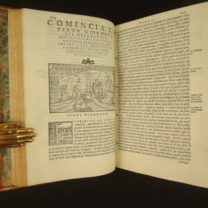 1550 Il Decamerone the Decameron, by Boccaccio. Illustrated. Printed in ...