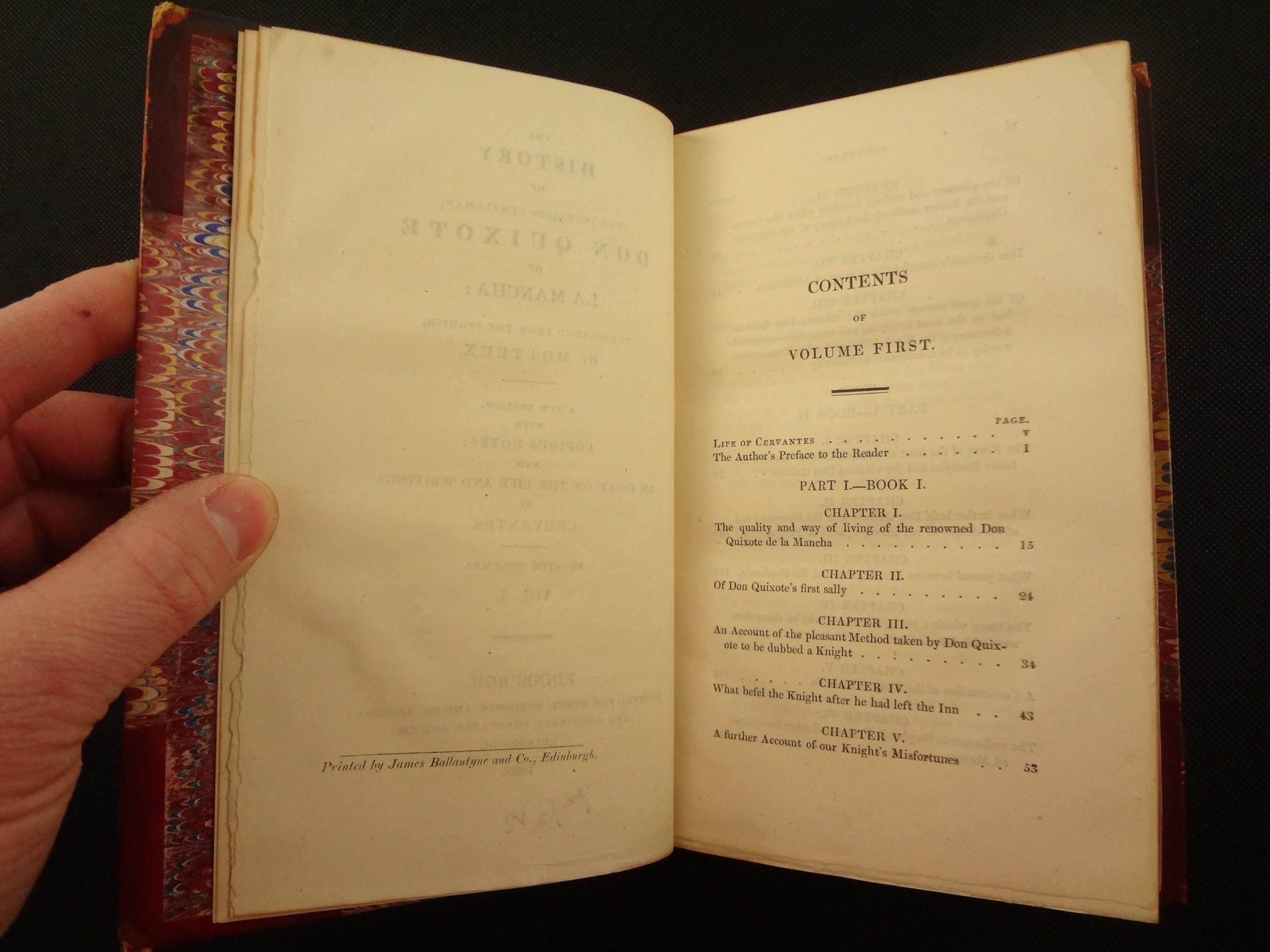1822 Don Quixote, new edition with Copius Notes and Life of Author ...