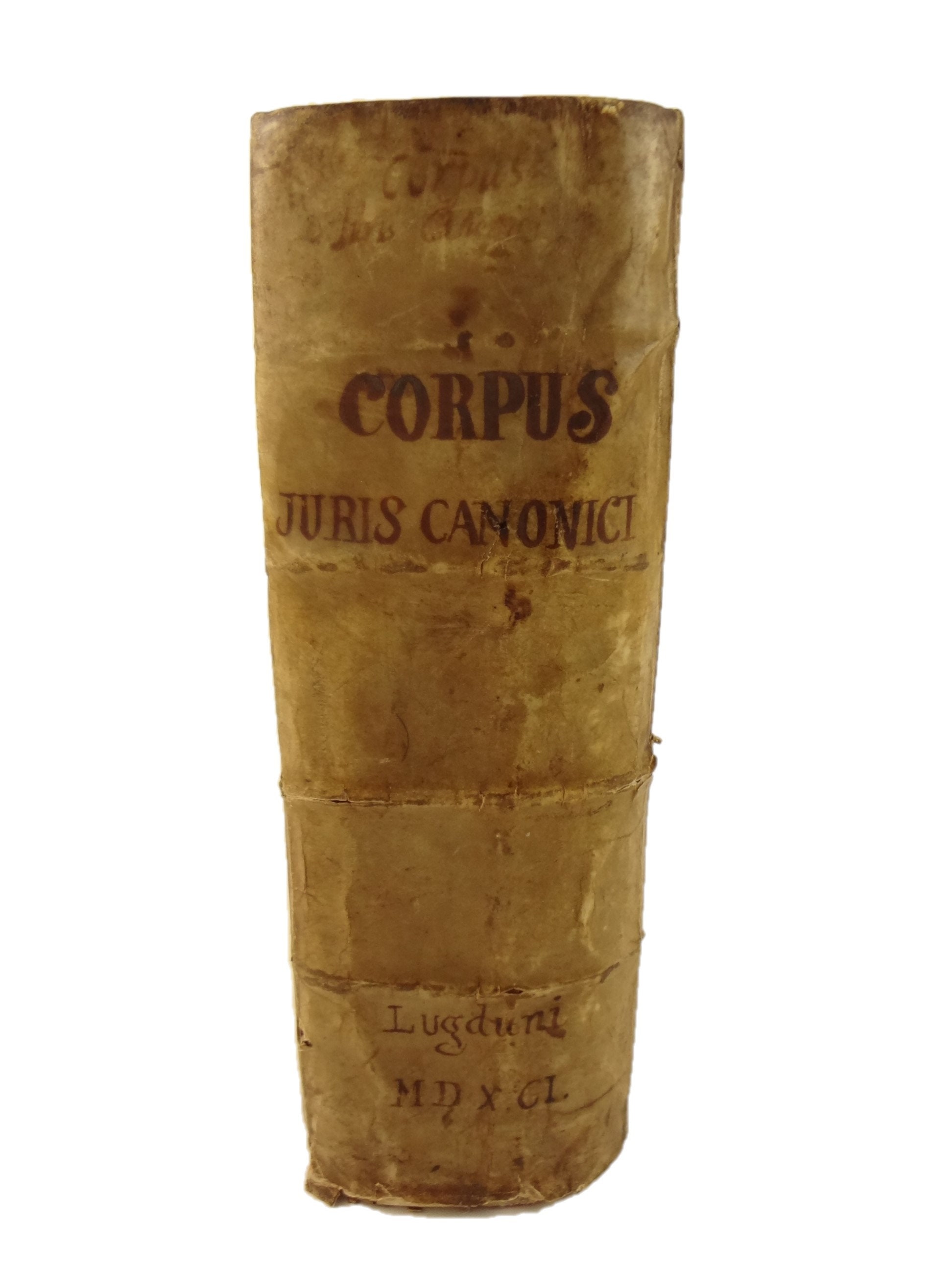 1591 Corpus Juris Canonici (Body of Canon Law). Gratian, Gregory IX ...