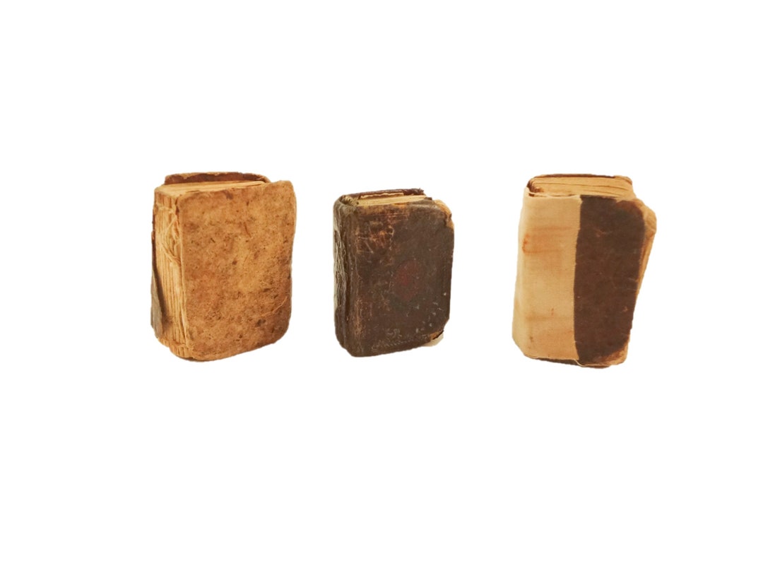 Three Examples of a Thumb Bible (miniature) From Circa 1807 to 1814 - Etsy