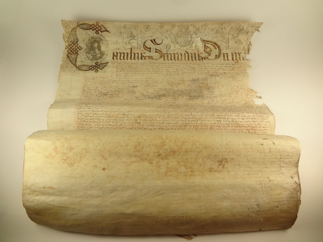 1682 Royal Charter of King Charles the Second (charles II), 23 Leaves ...
