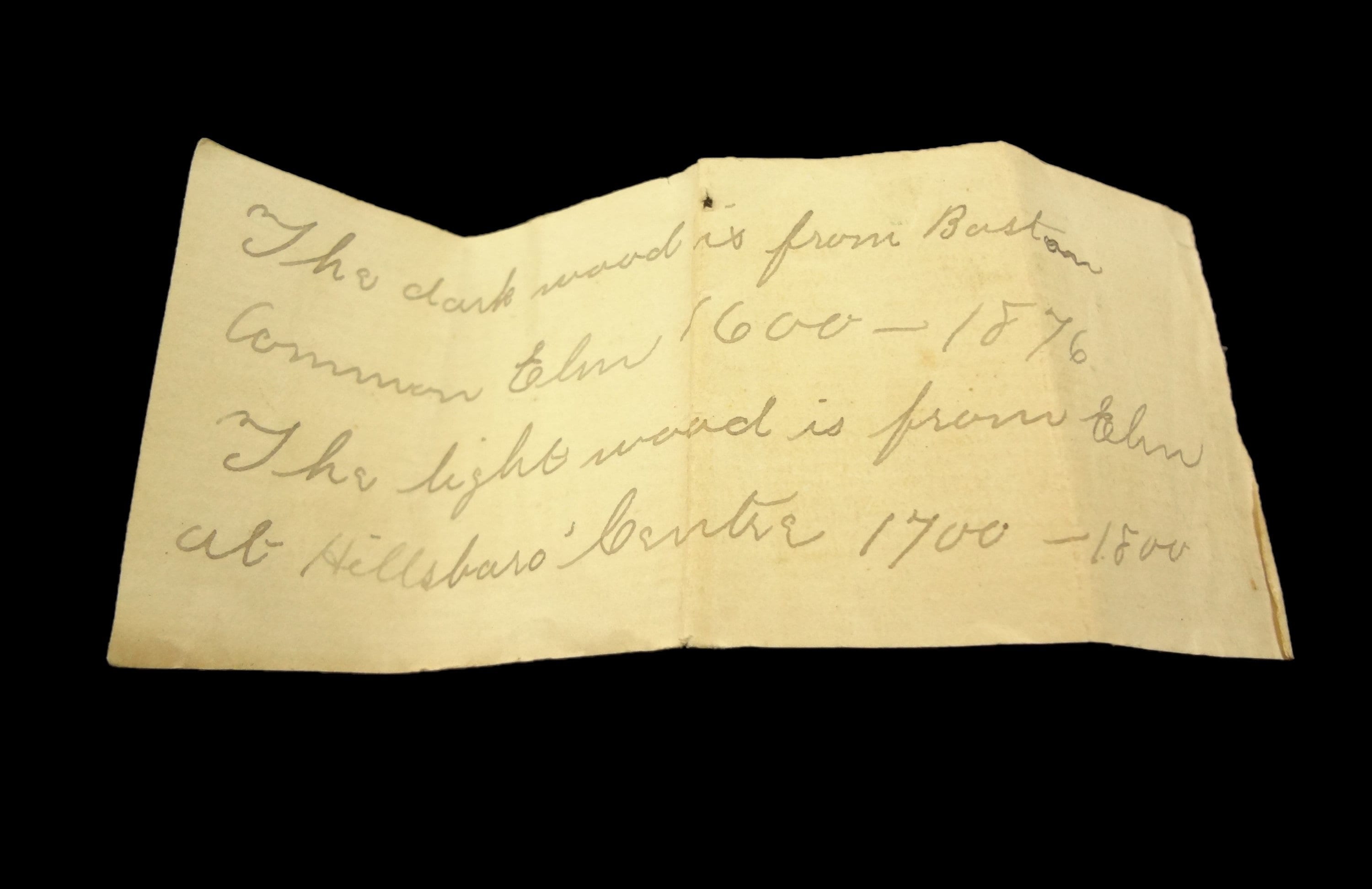 Boston Common Elm carved book, circa 1876. The Great Elm was sister to ...