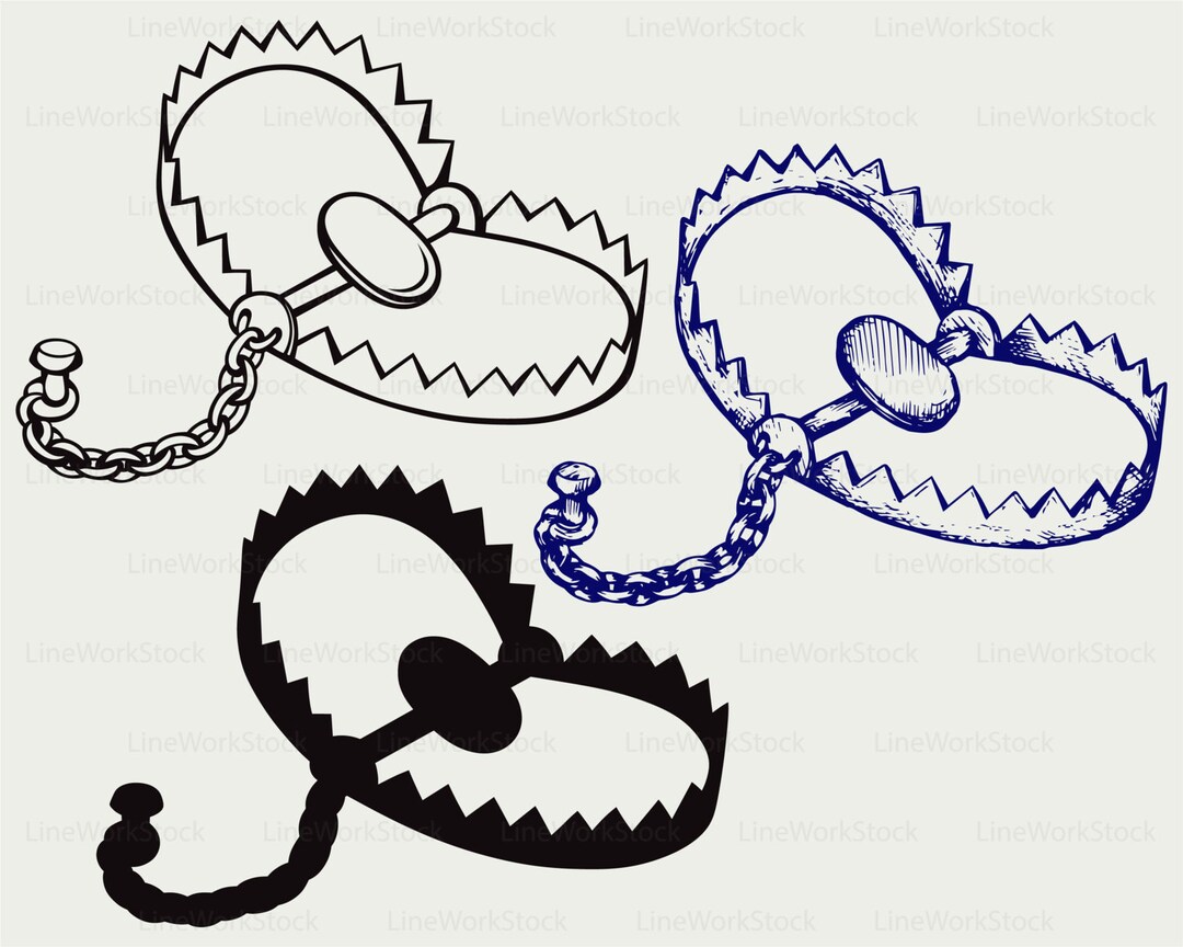 Bear Trap Svg/bear Trap Clipart/trap Svg/trap Silhouette/trap Cricut ... Bear Trap Svg/bear Trap Clipart/trap Svg/trap Silhouette/trap Cricut ...