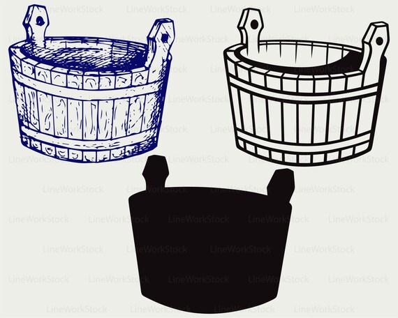 Sauna Bucket Svg/bucket Clipart/bucket Svg/sauna Bucket | Etsy