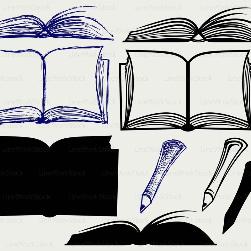 Book Clip Art - Etsy