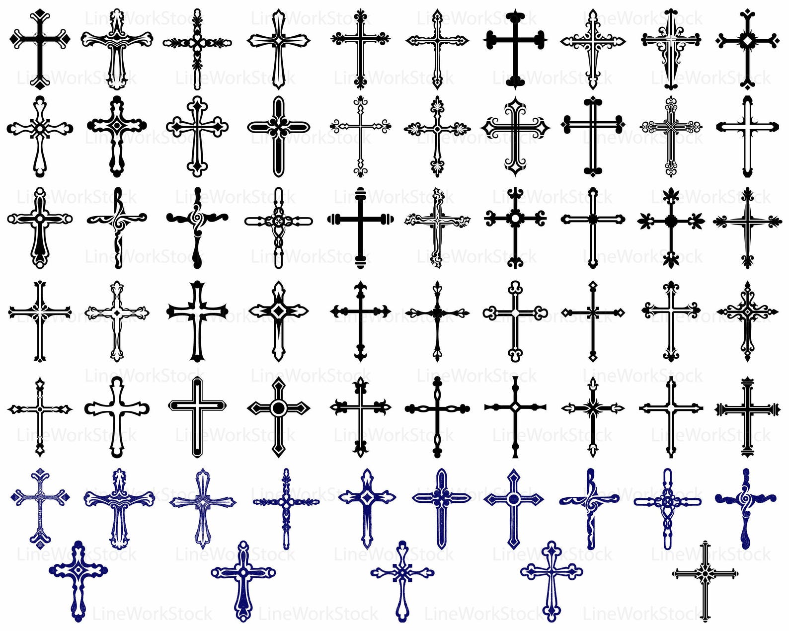 Cross Svg/cross Clipart/cross Svg/cross Silhouette/christian - Etsy