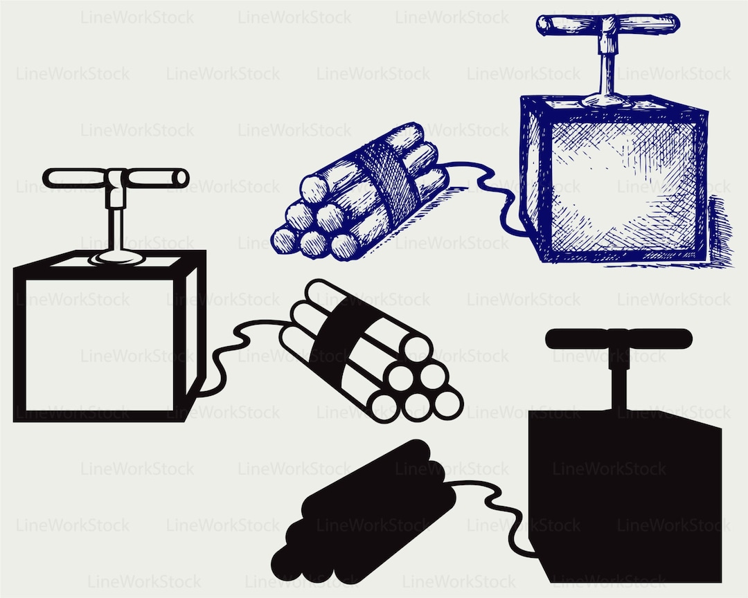 Dynamite Bomb Timer Svg/dynamite Clipart/bomb Timer Svg/dynamite ...