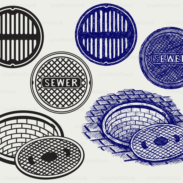 Manhole Cover - Etsy