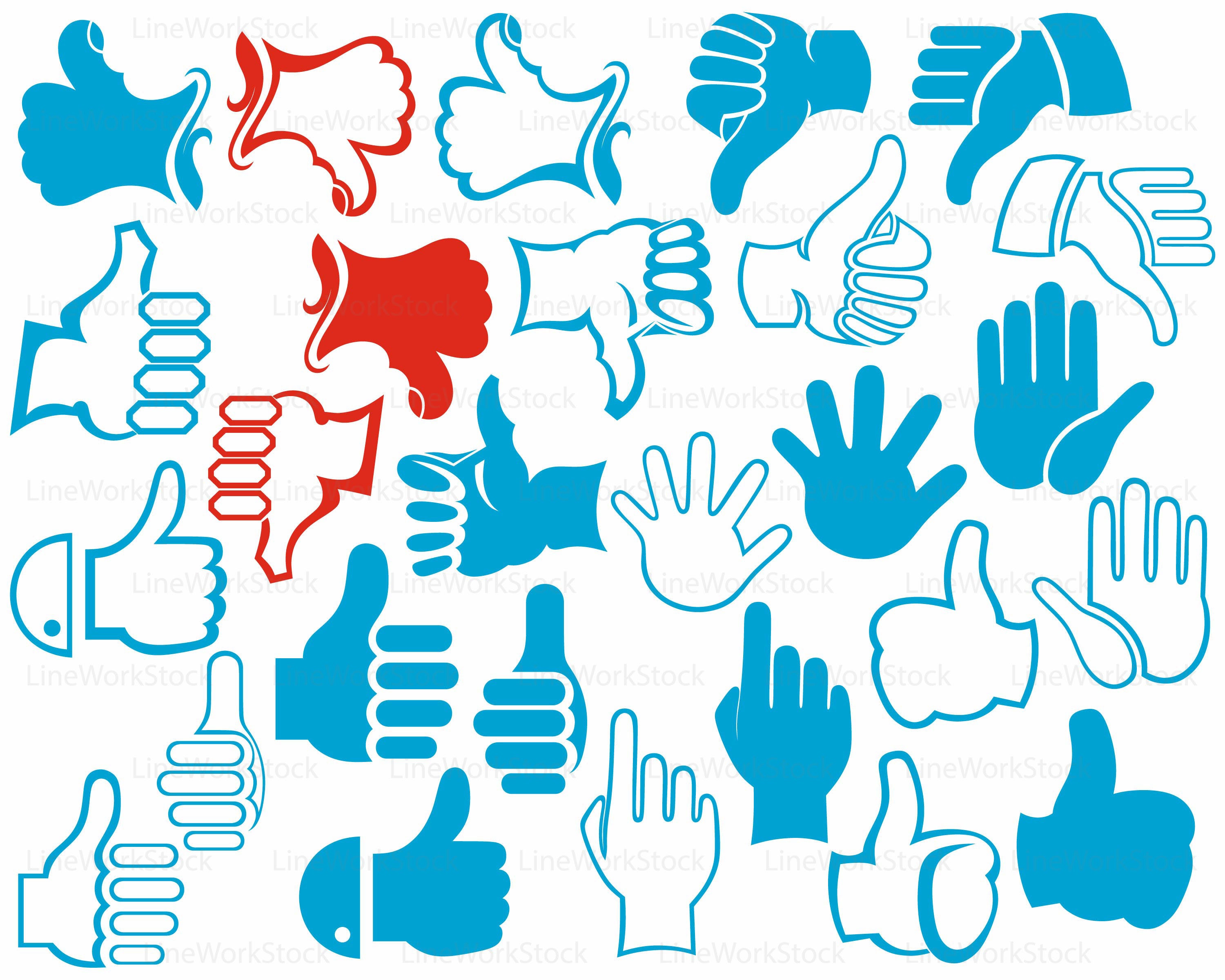 Hand Silhouette Clip Art