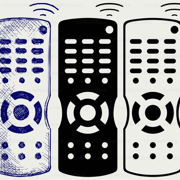 Remote Control Svg - Etsy