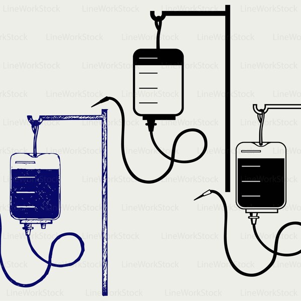 Blood Bag Svg - Etsy