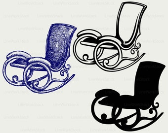 Svg Rocking Chair - Etsy