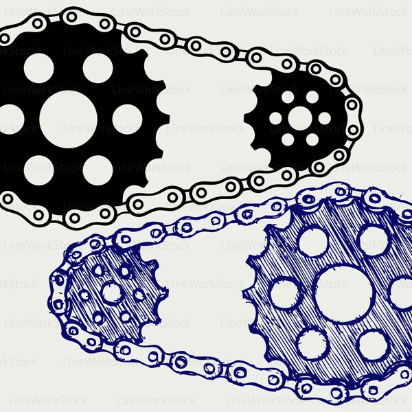 Bike Gears Svg - Etsy