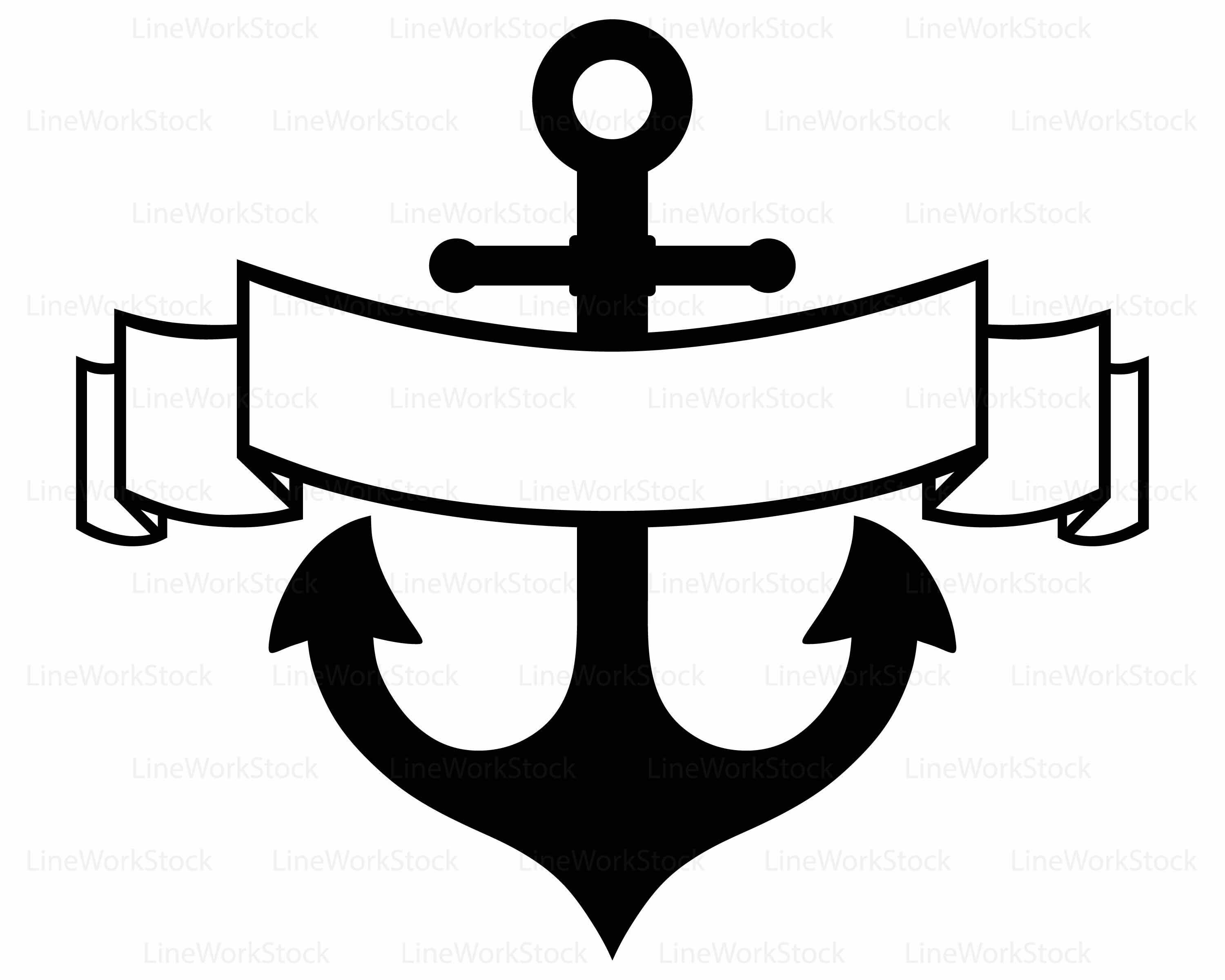 Anker Svg/Anker Clipart/Anker Svg/Anker Kontur/Anker | Etsy