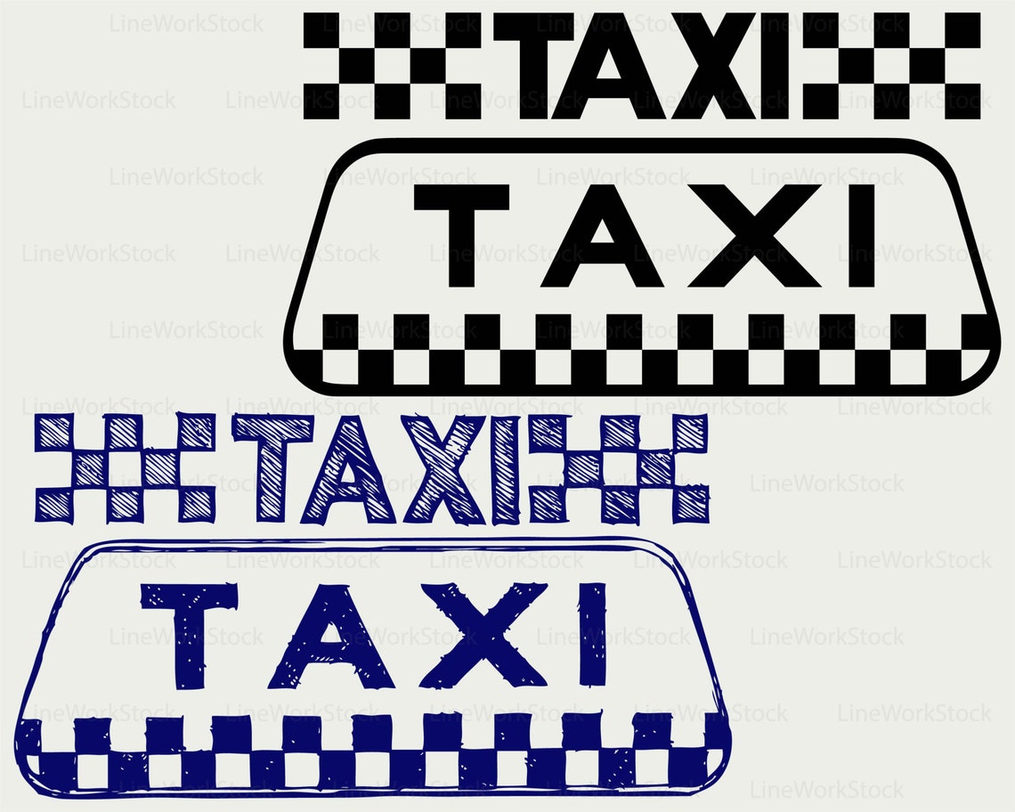 Auto Taxi Svg/car Taxi Clipart/auto Taxi Svg/taxi - Etsy