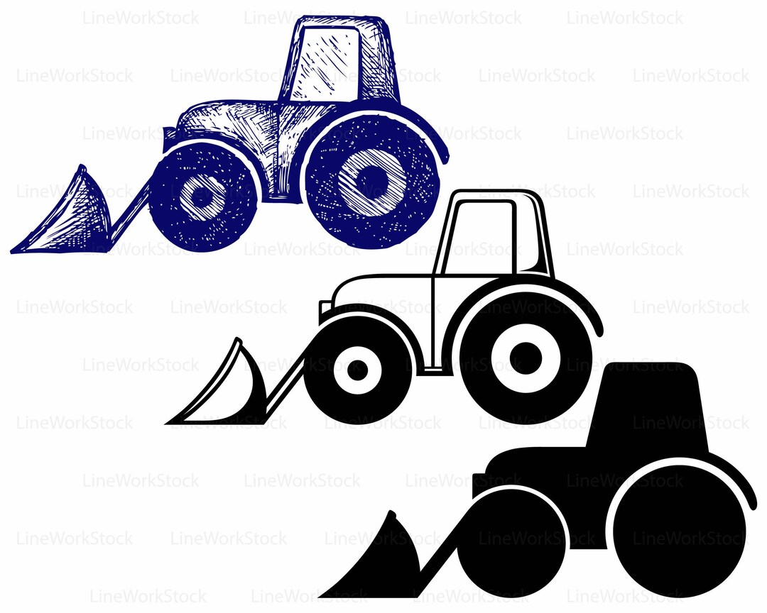Tractor Svg/tractor Clipart/tractor Svg/tractor - Etsy